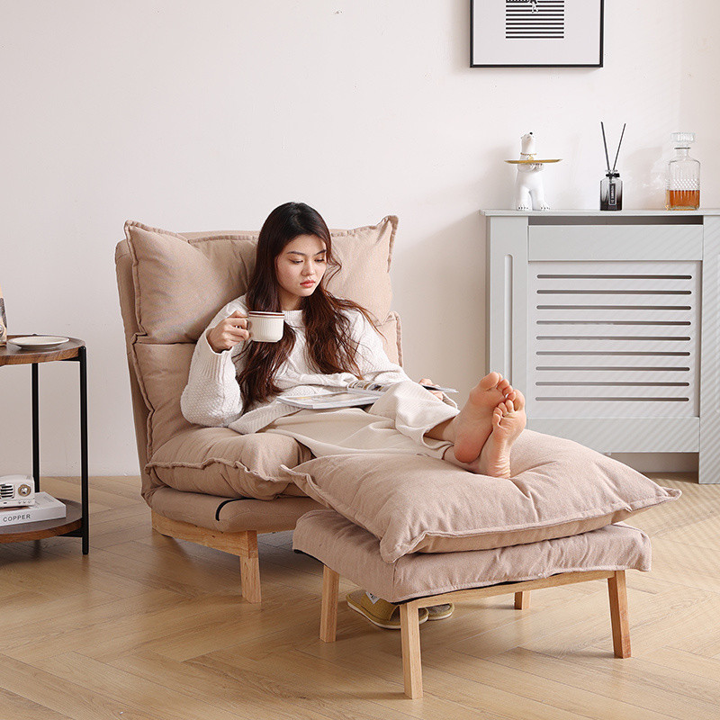 Lazy Sofa Recliner Home Leisure Sofa Balcony Small Apartment Light ...