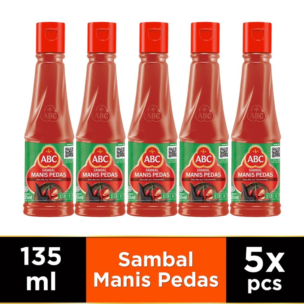 ABC Sweet and Spicy Chili Sauce 135 ML x5 | Shopee Malaysia