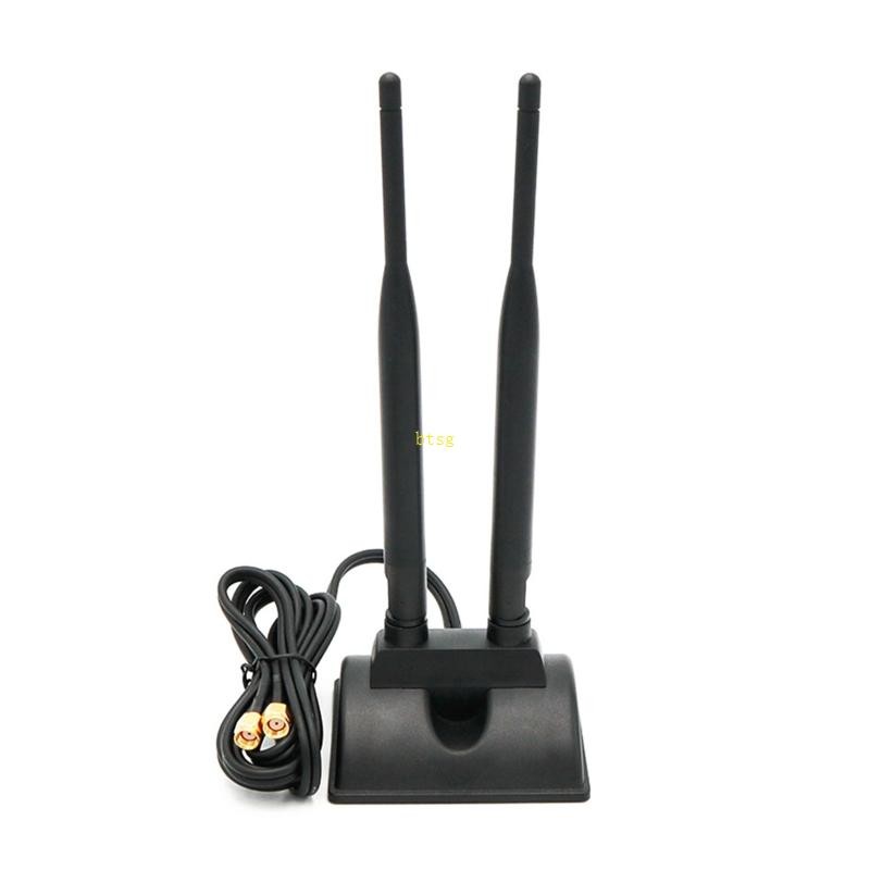 BT Dual WiFi Antenna for w RP-SMA Male Connector 2 4GHz 5GHz Dual Band ...