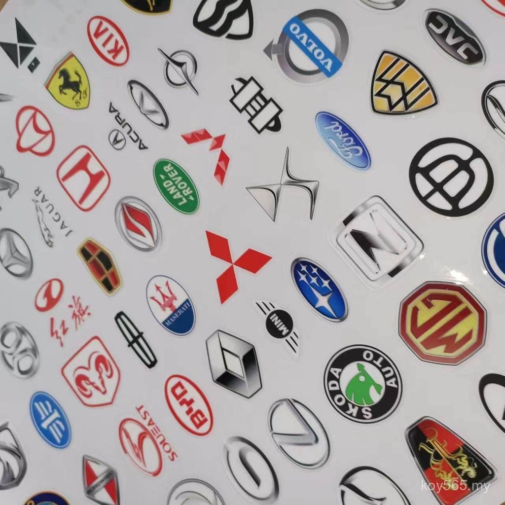 Famous Car logo Sticker Car Car Common Brand logo Daquan Self-adhesive ...