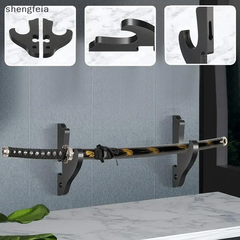 [SFI] Wall Mount Wooden Sword Stand Holder Hook Hanger Adjustable ...