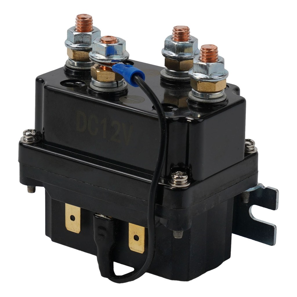 【ELECT】12V 250A Contactor Winch Control Electromagnetic Relay with ...
