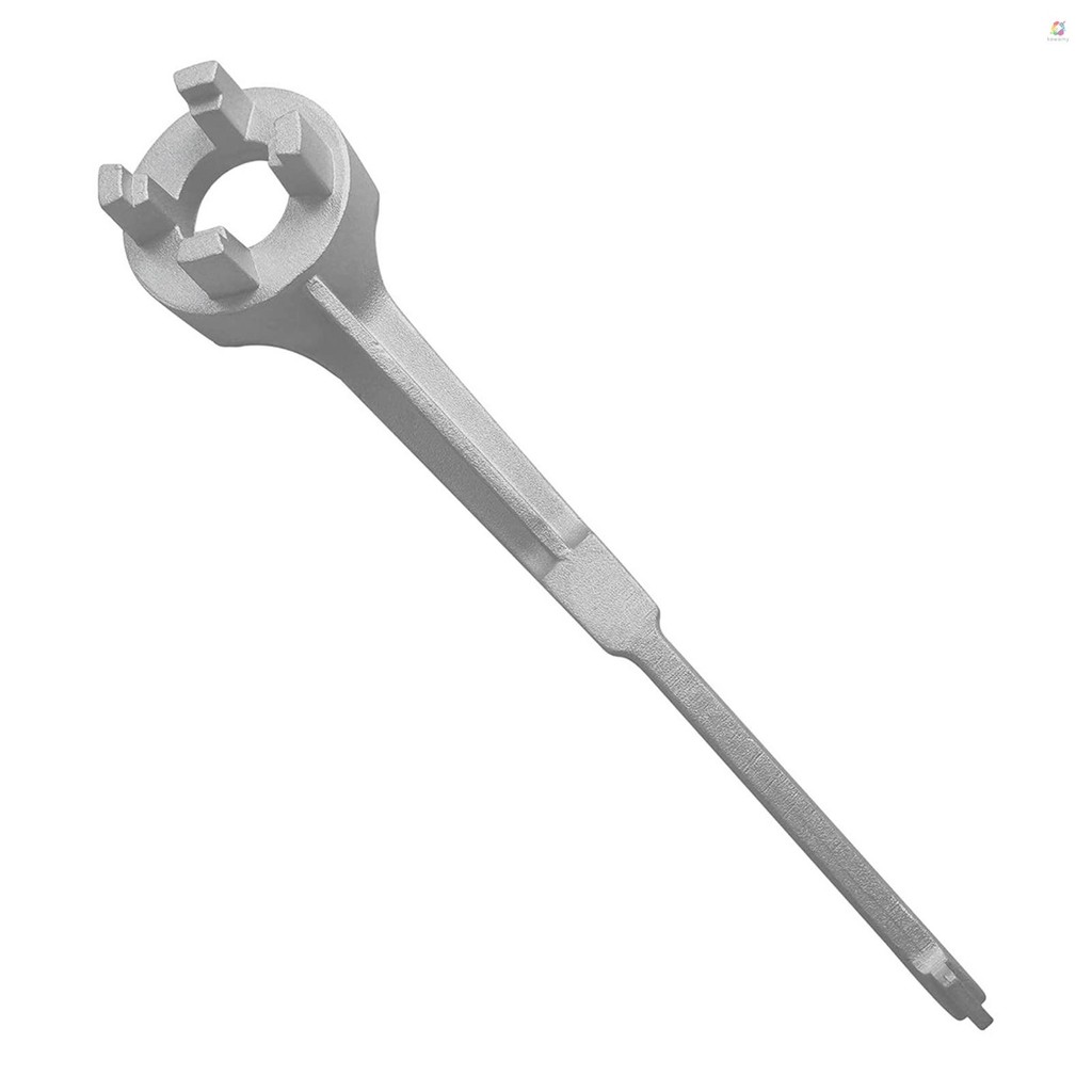 Aluminum Drum Wrench, Heavy-Duty Drum Plug Bung Wrench for Opening 10 ...