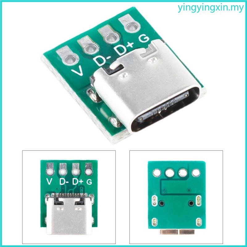 YIN USB 3 1 Type C Connector Repair Replacement Adapter Test PCB Board ...