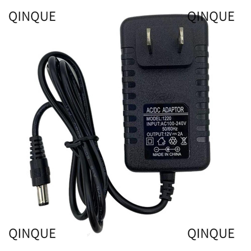 QQIN Power Supply Transformer, 12V 2A 100-240V Power Supply AC Adapter ...