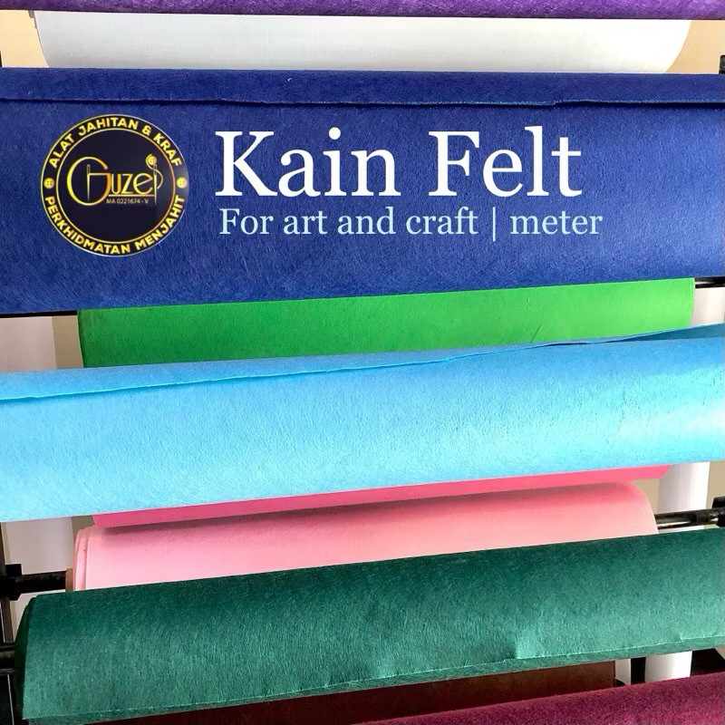 (METER)KAIN FELT POLYESTER KAIN KRAF 1 METER X 0.84 METER | Shopee Malaysia