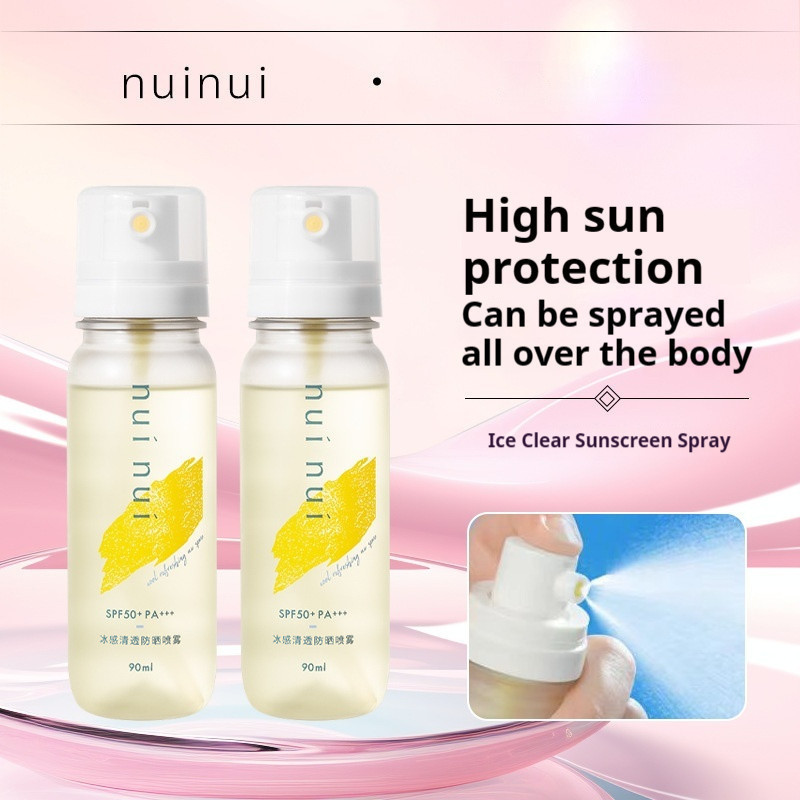 90ml Nuinui Sunscreen Spray High UV Protection Full Body Portable ...