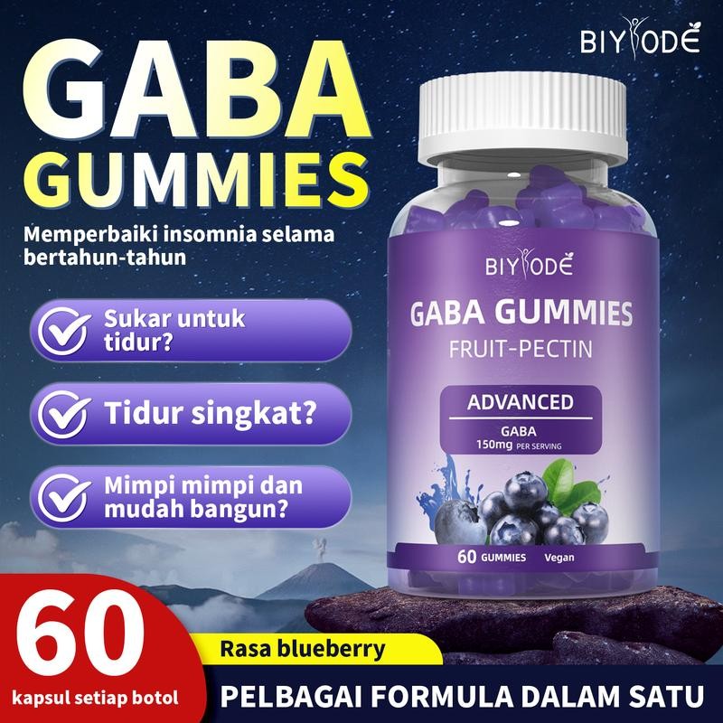 Biyoed GABA Gummy Let You Sleep Good Night | Contains GABA Vitamin BL ...