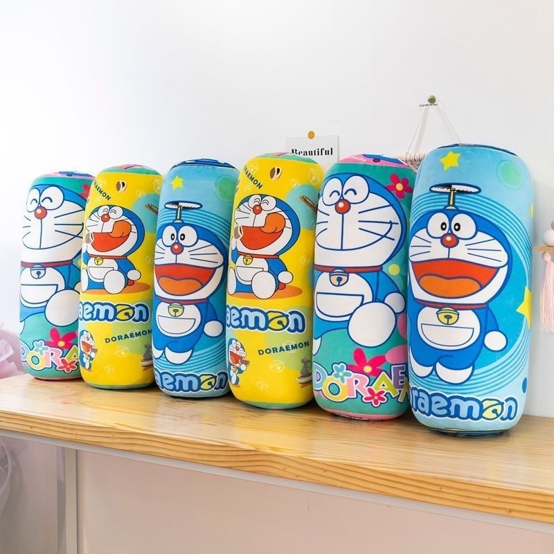 Cute Doraemon Pillow Plush Toy Doll Multifunctional Living Room Car Bed ...