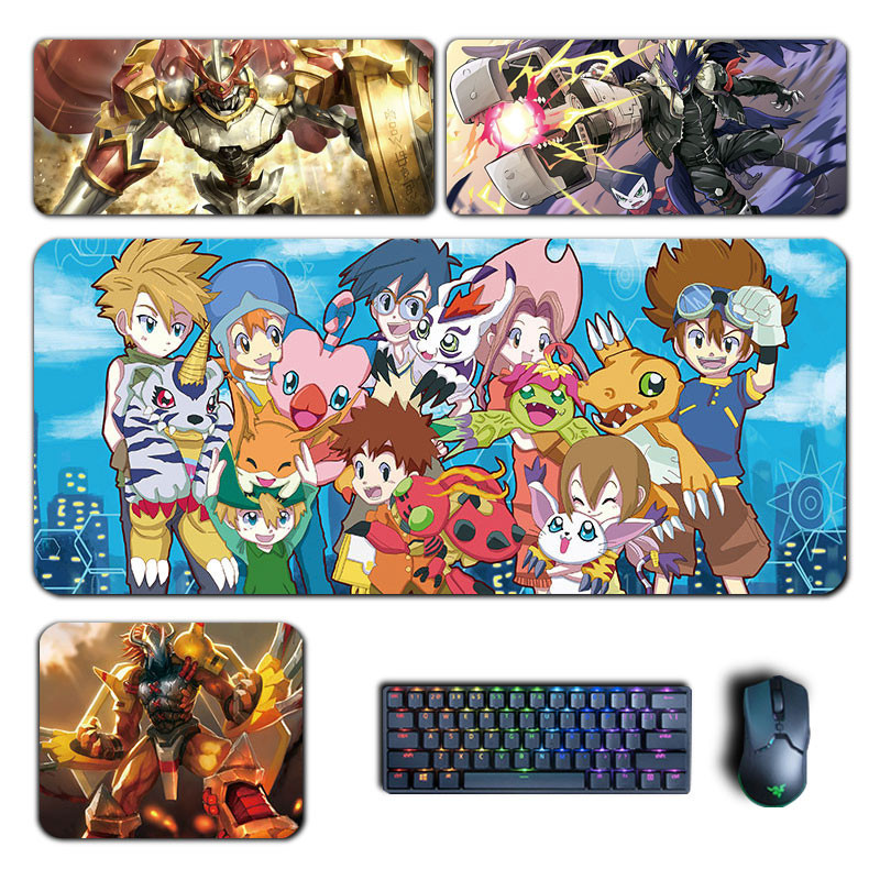 Digimon Adventure Mouse Pad Anime Taichi Yamato Agumon Large Mousepad ...