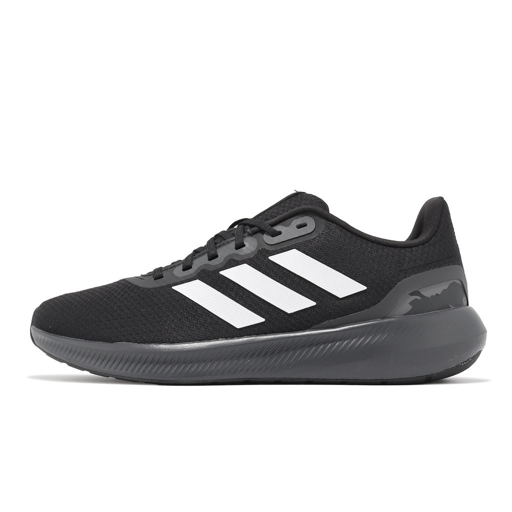 adidas Jogging Shoes Runfalcon 3.0 Black White Road Running Men's Basic ...