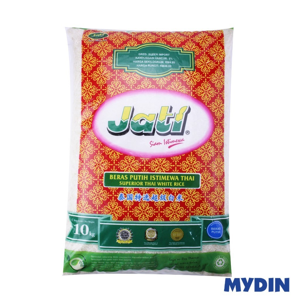 Jati Superior Thai White Rice (10kg) | Shopee Malaysia