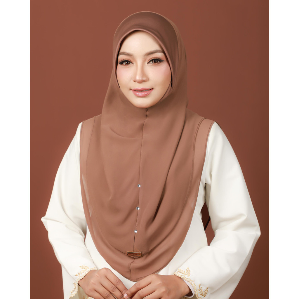 RAUDHAH PLAIN - RP09 (ALMOND) | Shopee Malaysia