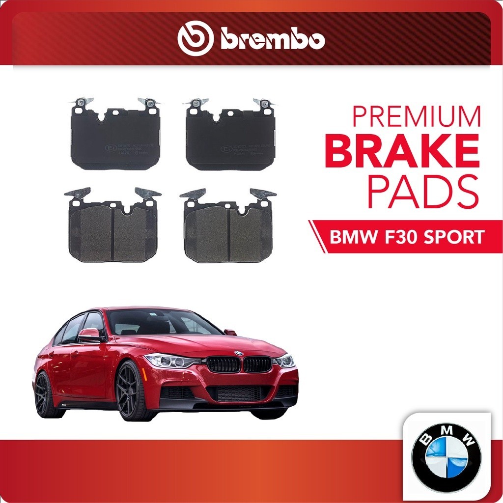 BREMBO Front Brake Pads (1 set) For BMW F30'12 SPORT, F32 435i (Brembo ...