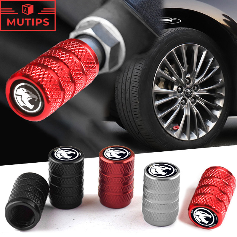 Proton 4Pcs/Set Car Wheel Tire Valves Cap Alloy Stem Air Valve Caps ...