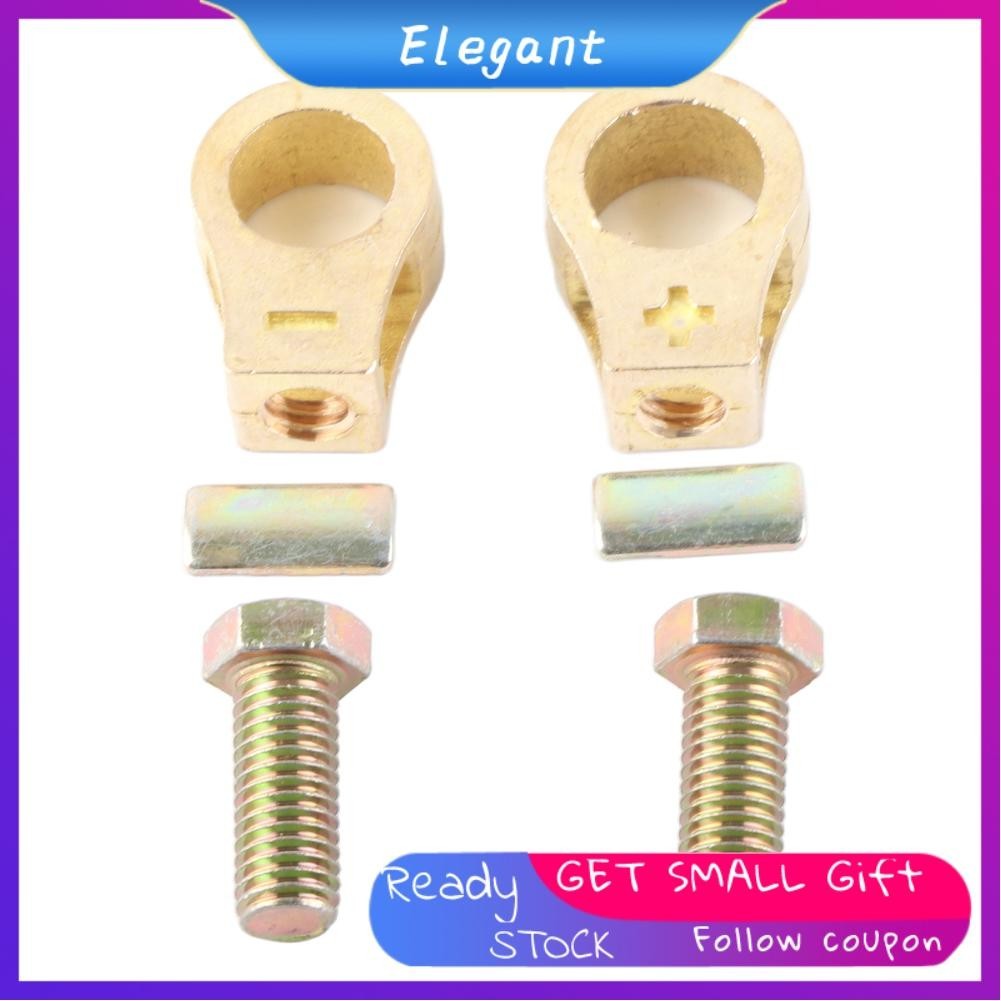 Eleganthome Battery Terminal Connector Universal Positive Negative ...