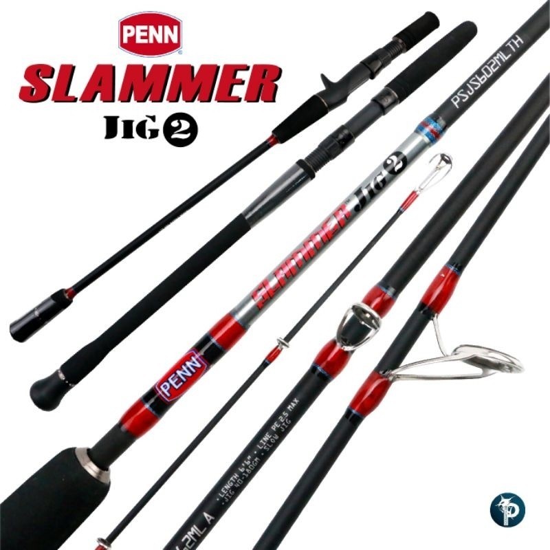 penn slammer jig 2 fishing rod | Shopee Malaysia