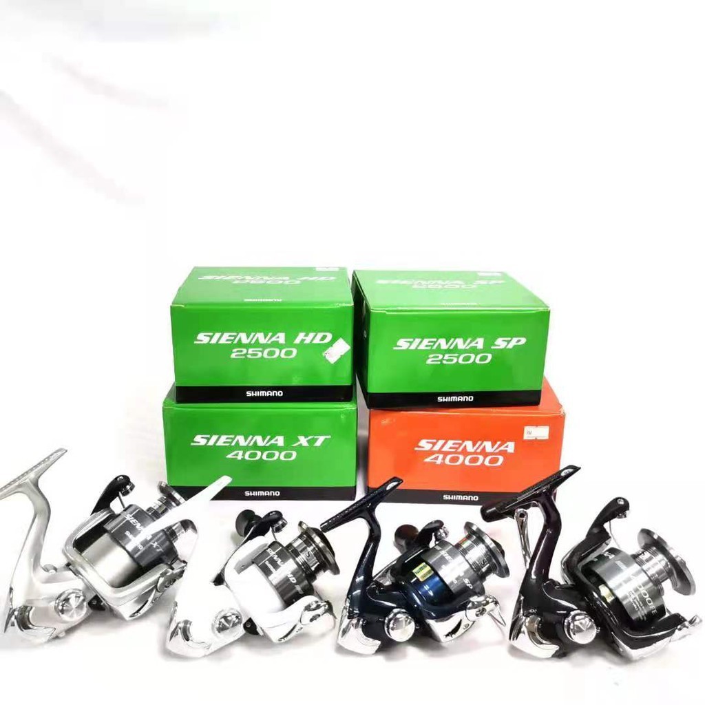 Shimano reel sienna 2500 HD/2500 SP/4000 XT/4000 FISHING REEL | Shopee Malaysia