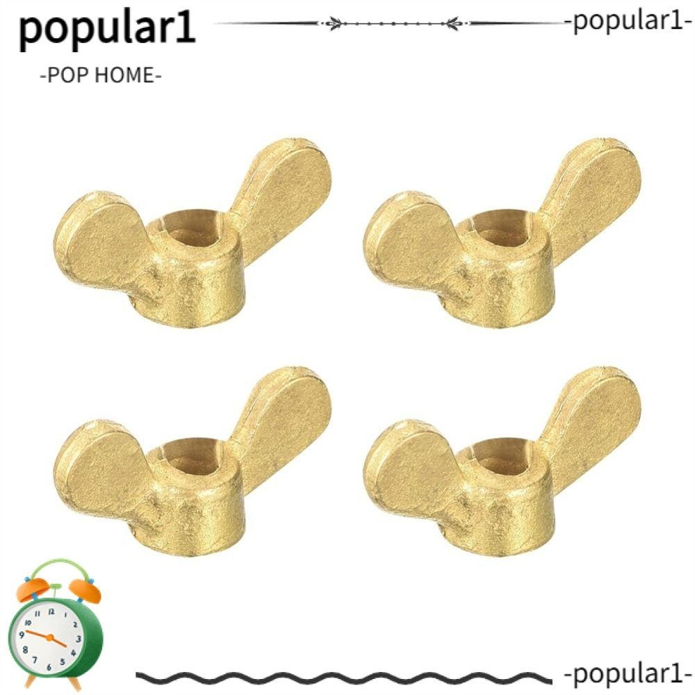 POP 4Pcs Brass Wing Nuts, M4 M5 M6 M8 M10 Butterfly Nut, Durable Hand ...