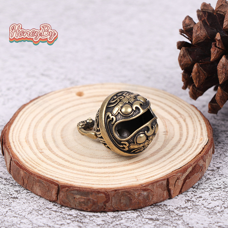 honeybird Brass Drop Bell Chinese Good Luck Tinkle Bell Charm For ...