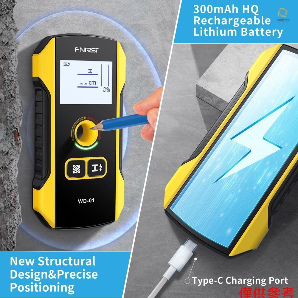 Portable Handheld Wall Detector Scanner Wooden AC Wires Metal Pipes ...