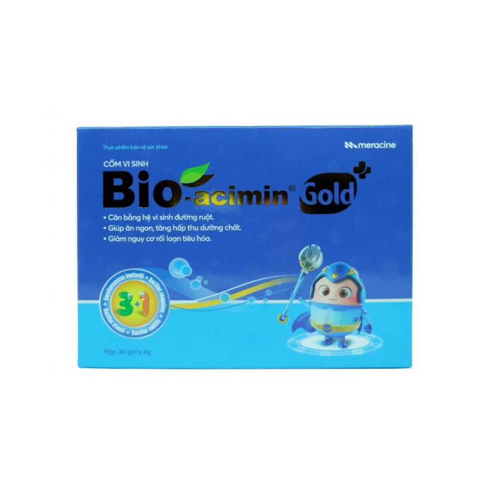 Bio-acimin GOLD box of 30 packs - Probiotic and vitamin supplement (box ...