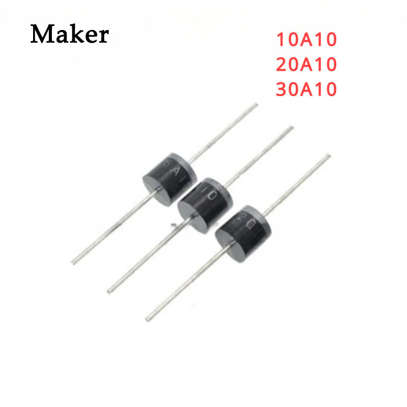 Original 10A10 20A10 30A10 Rectifier Diode 10A 20A 30A 1000V 2000V R-6 ...