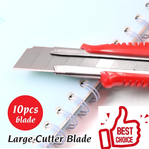 Max Large Cutter Blade | Utilities Knife | Blades Refill 18mm | Mata ...
