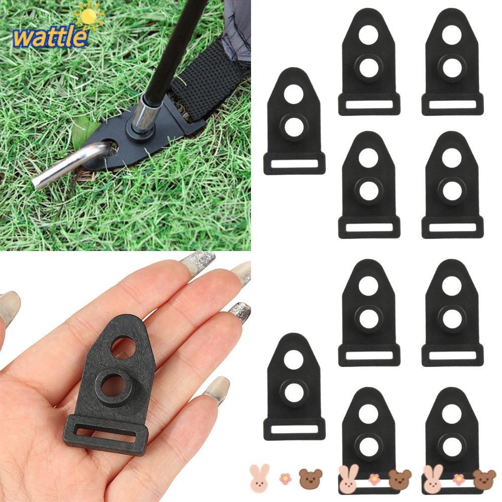 WATTLE 10/20pcs High Quality Tent Clip Double Eyes Outdoor Camping ...