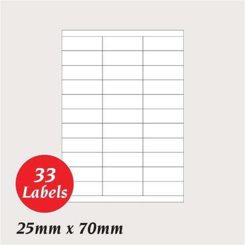 A4 Label Sticker | A4 Die Cut Blank Sticker | A4 White Sticker ...