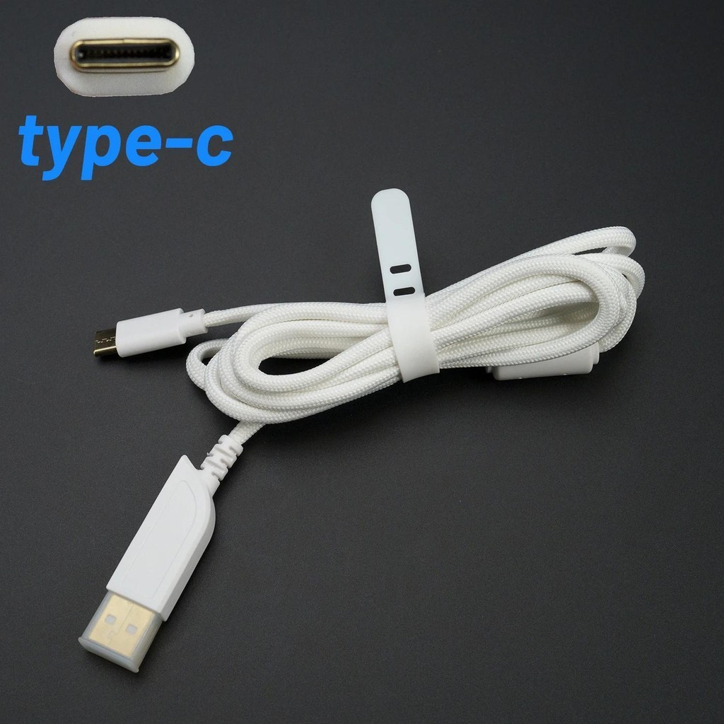 Flexible Gaming Paracord Type C Micro USB Mouse Cable For GPW G Pro X ...