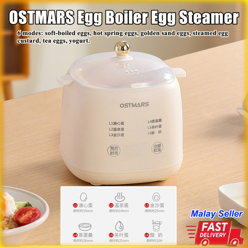Multifunctional Egg Boiler 煮蛋器 6 Modes Electric Steamer Automatic Power ...