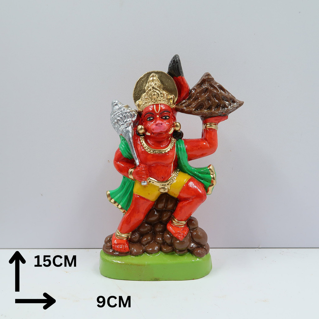 Hanuman ji with Mountain in Hand | Hanuman With Sanjeevani Statue ...