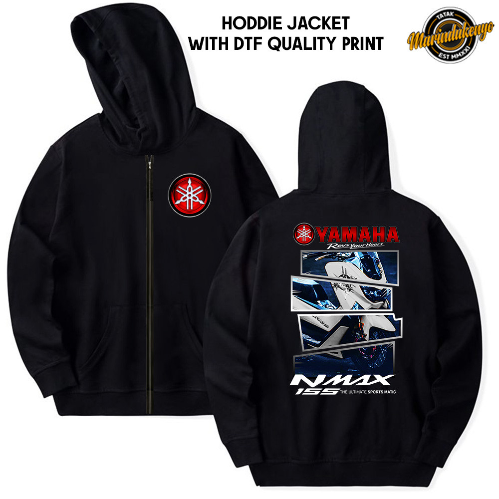 Yamaha Nmax 155 Customize Hoddie Jacket W/ Zipper with Quality Dtf ...