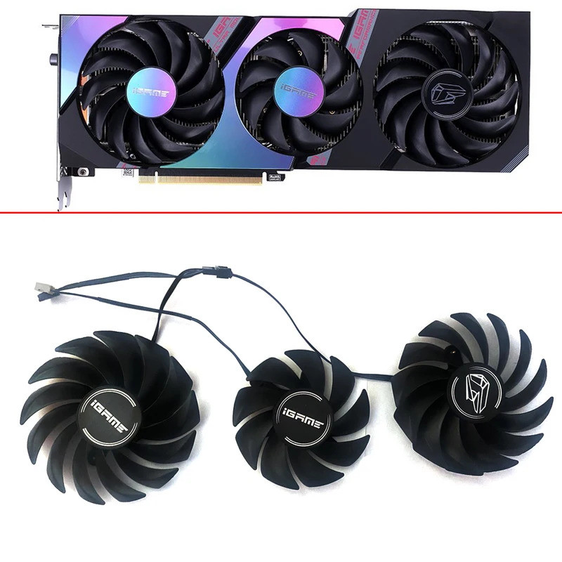 NEW Cooling Fan 85mm 4pin 75mm For Colorful iGame GeForce RTX 3080 3070 ...