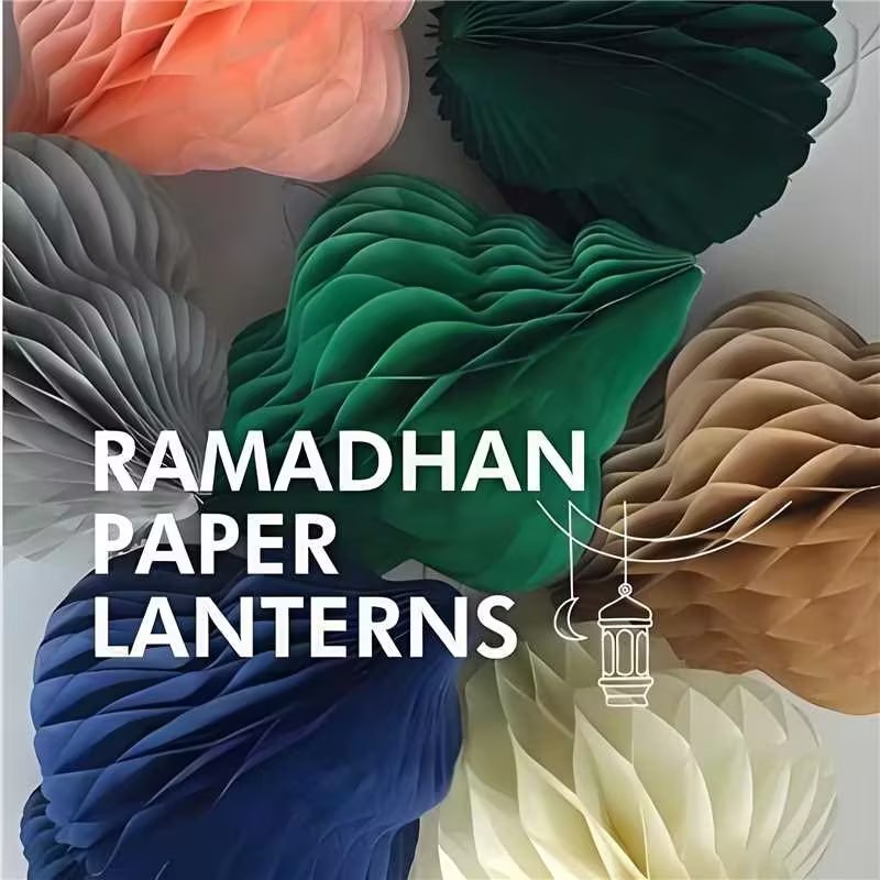 Ramadan Honeycomb Lantern 2025 Hari Raya Lanterns Eid Mubarak ...