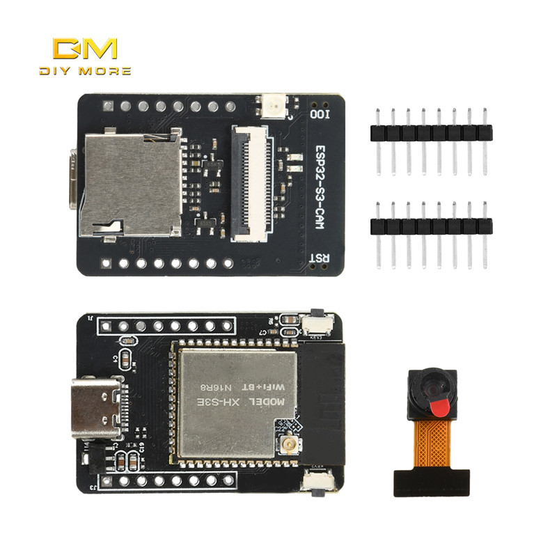 DIYMORE ESP32-S3-CAM WIFI BT Development Board Camera Module Paired With Ov2640 Camera N16R8 ...