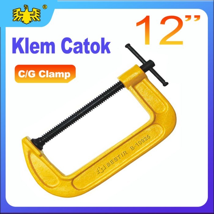 KAYU C/g Clamp Set Vise Clamps Heavy Duty Table Clamps 12" Inch Iron ...