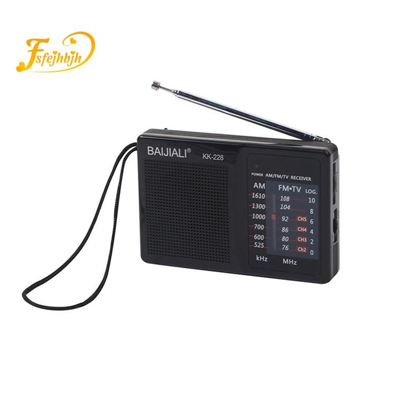 Mini Radio Receiver Retro Radio Versatile FM AM Full-Wave Band Portable ...