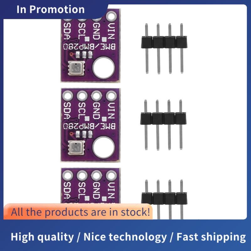 3PCS BME280 5V Digital Sensor Temperature Humidity Barometric Pressure ...