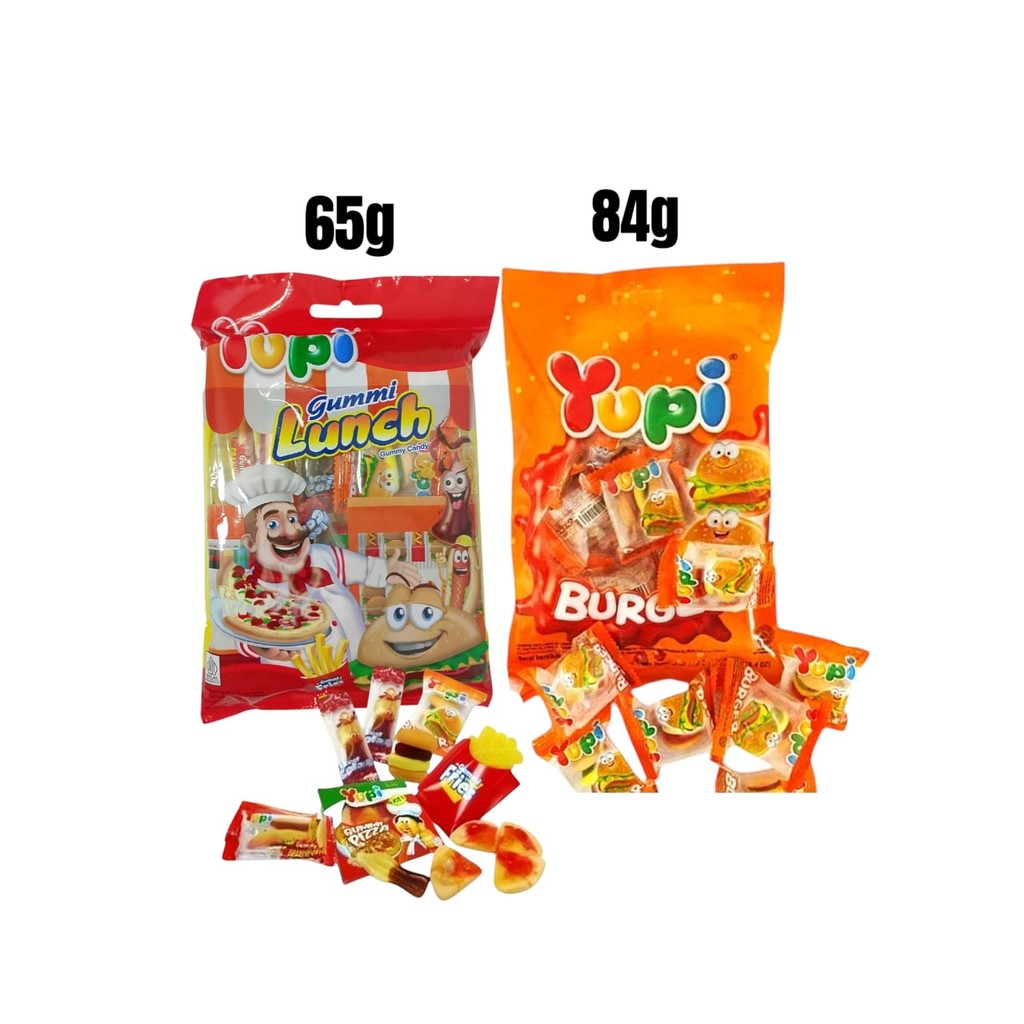 65g / 84g Yupi Gummi Lunch / Burger Candy HALAL | Shopee Malaysia