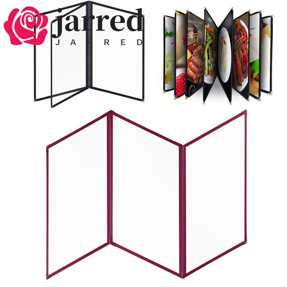 JARRED PVC Transparent Menu Cover, Foldable A4 A4 Menu Paper Holder ...