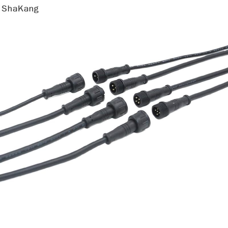 SKMY 5 Pairs Plastic M12 Male To Female 40cm Length Waterproof Cable 2pin 3pin 4pin 5pin Led ...