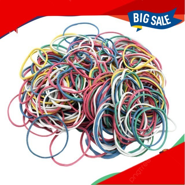 Getah Ikat, Getah Ikat Makanan, Getah Serbaguna, Assorted Colour Rubber ...