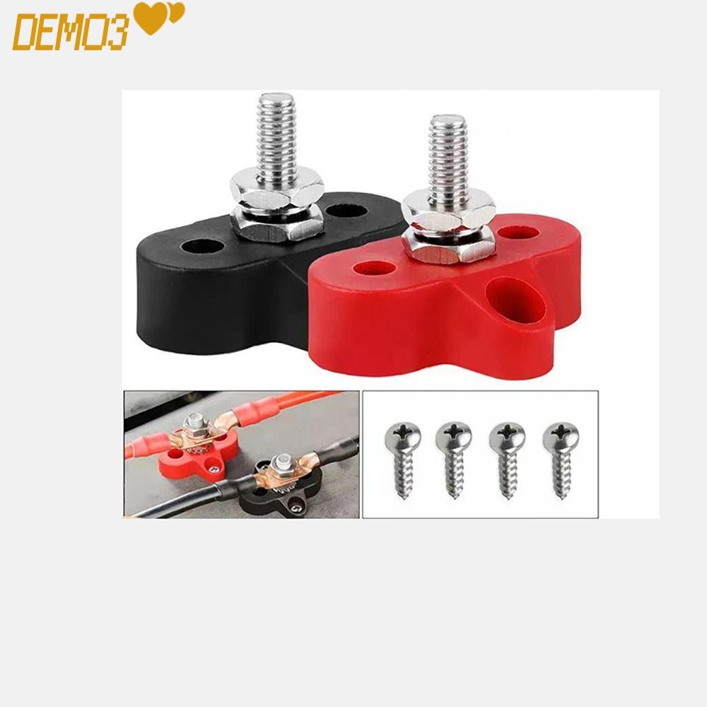 [DEMO3] Battery Power Stud Junction, 12V/24V Battery Terminal Bus Bar Terminal Block, Modified ...
