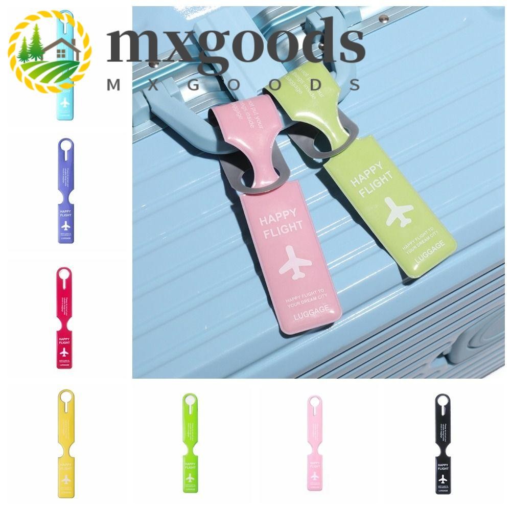 MXGOODS PVC Luggage Tag, Boarding Pass Address Label Airplane Suitcase Tag, Fasion Information ...