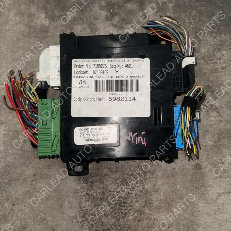 mini cooper s r53 r52 r50 bcm body control module 05yr 06yr facelift ...