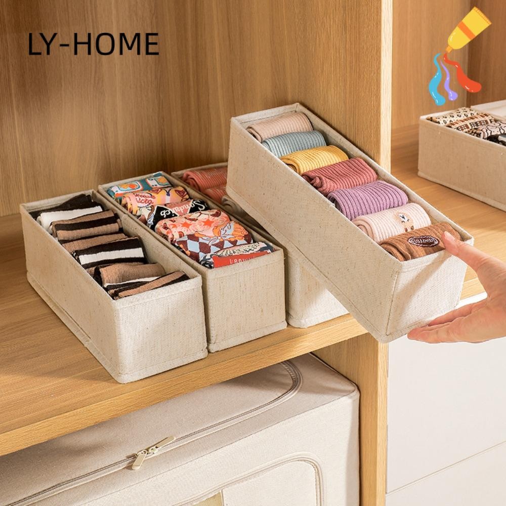 LY-HOME Underwear Storage Box, Wardrobe Supplies Bra Drawer Pants ...