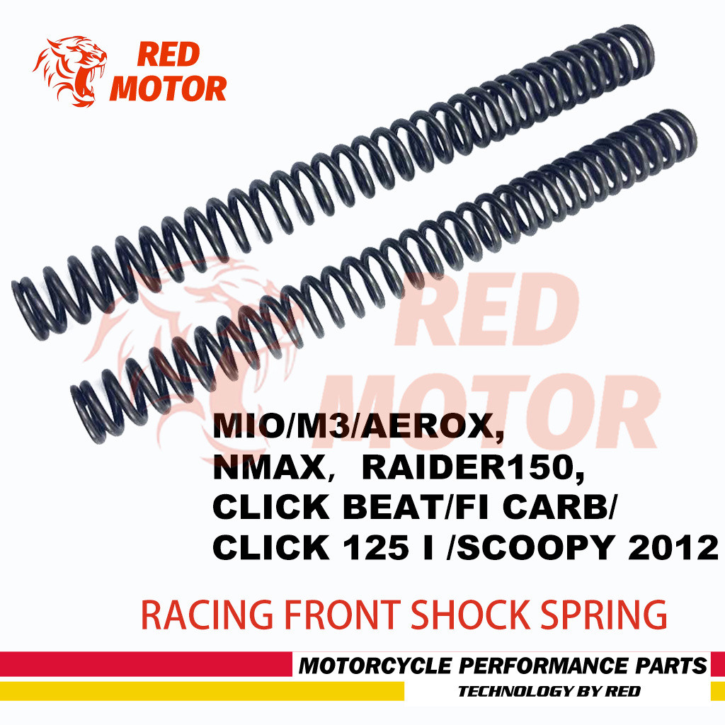 Racing Front Shock Spring Raider 150 \ Mio,M3,Aerox \ Nmax \ Click,Beat ...