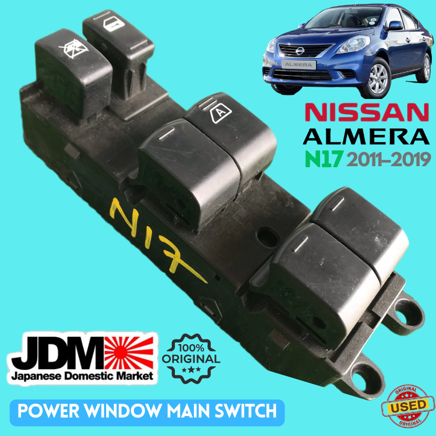Used Power Window Main Switch Fit For NISSAN Almera N17 2011-2019 ...